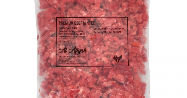Usa Premium Beef Minced | Lean | 500gm | 冷冻美国顶级瘦牛肉碎 | US