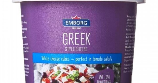 Emborg Greek Style | White Cheese Cube | 200gm|欧洲希腊式菲达奶酪 | DK