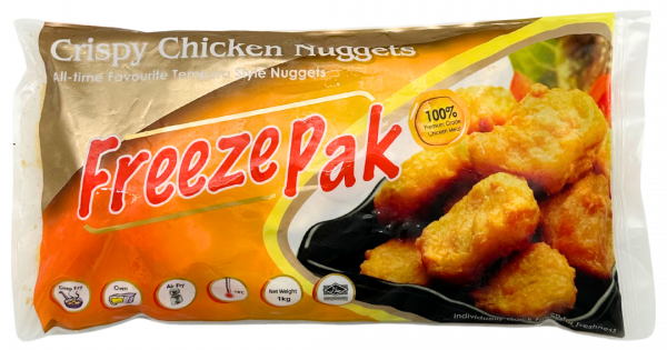 Freezepak Crispy Chicken Nugget | 1kg | 优质酥脆炸鸡块 | TH