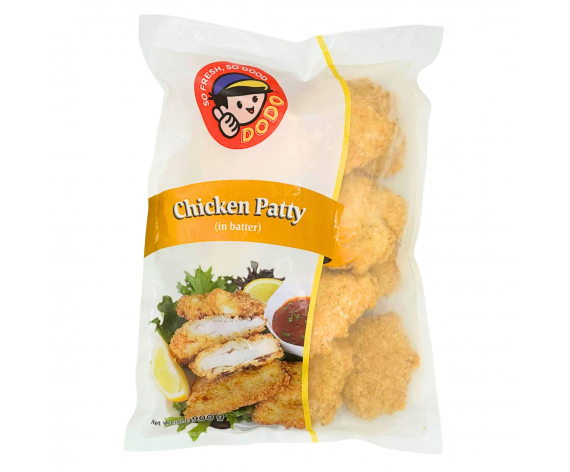Dodo Chicken Patty In Batter | 900gm | 嘟嘟牌鸡肉汉堡 | SG