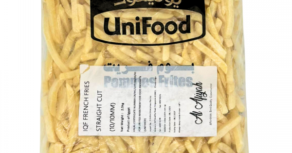 French Fries Straight Cut | 10/10mm | 2.5kG/PKT | 直形薯条 | EG